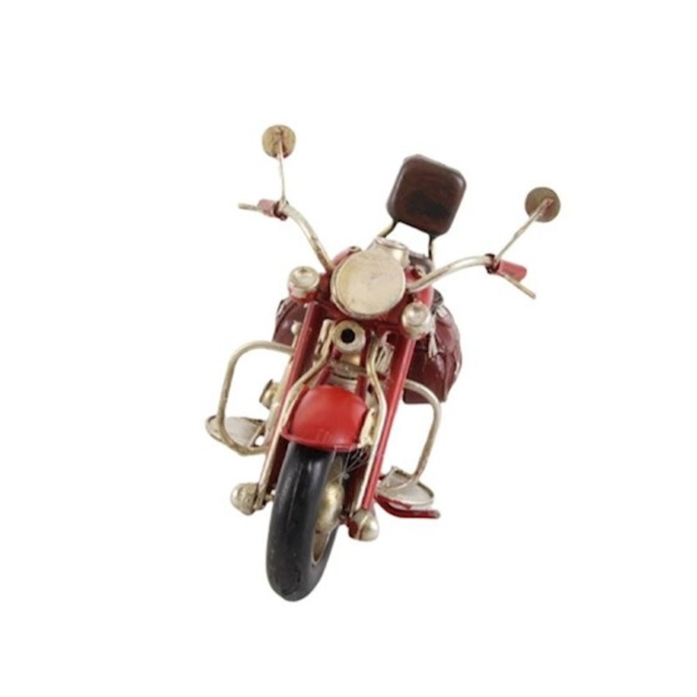 Model ijzer Motor rood 19cm - Eliassen Home & Garden Pleasure
