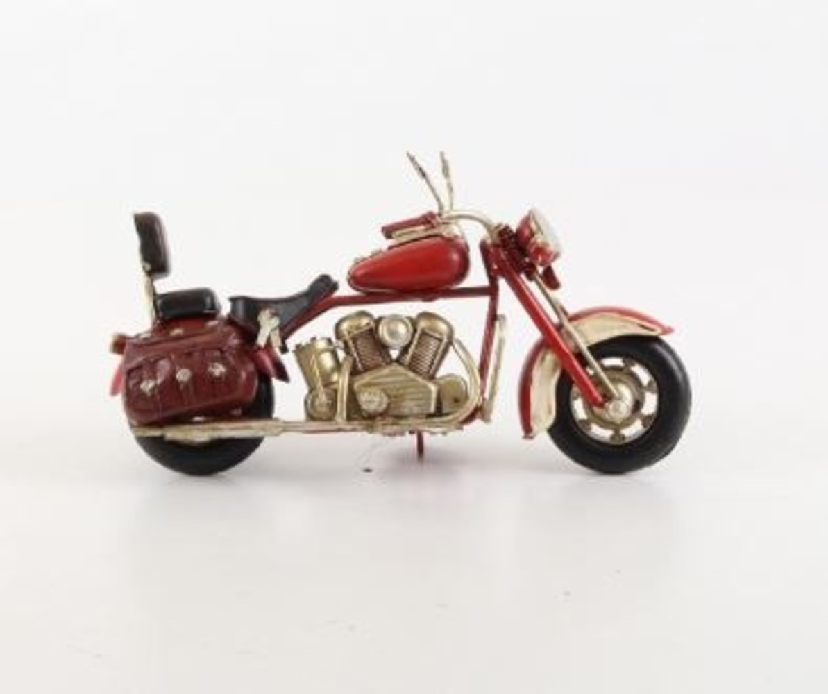 Model ijzer Motor rood 19cm - Eliassen Home & Garden Pleasure