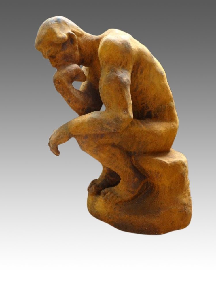 Gietijzeren beeld De denker 60cm. - Eliassen Home & Gardenpleasure ...