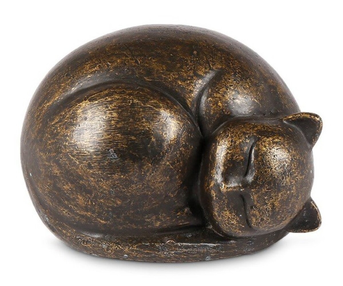 Bronze urn sleeping cat 13cm - Eliassen Home & Gardenpleasure ...