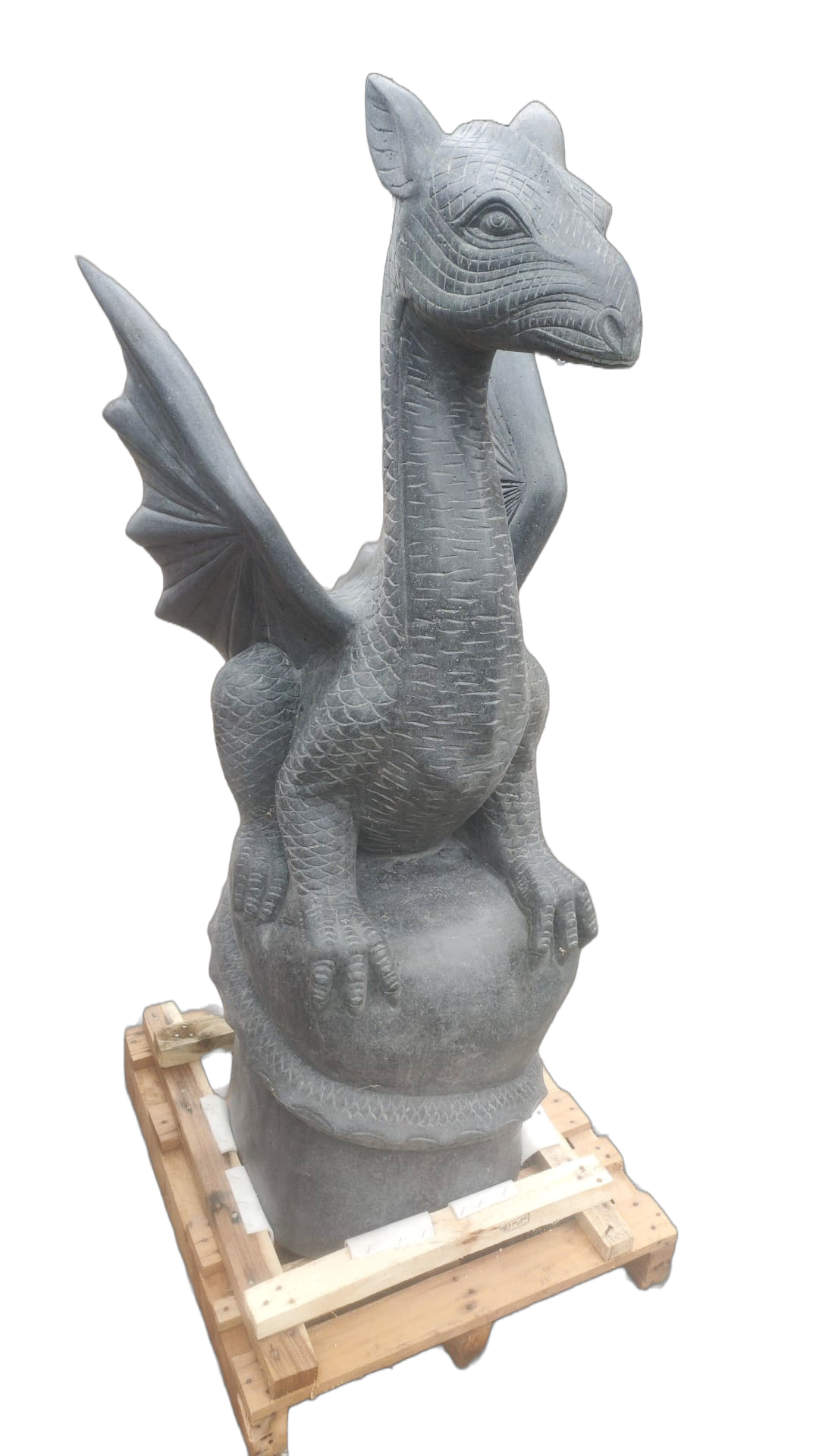 Statue Standing dragon 150cm composite - Eliassen Home & Garden Pleasure