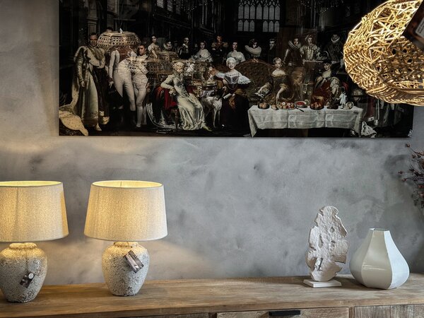 Glass painting The famous table 180x70cm. - Eliassen.nl - Eliassen Home ...