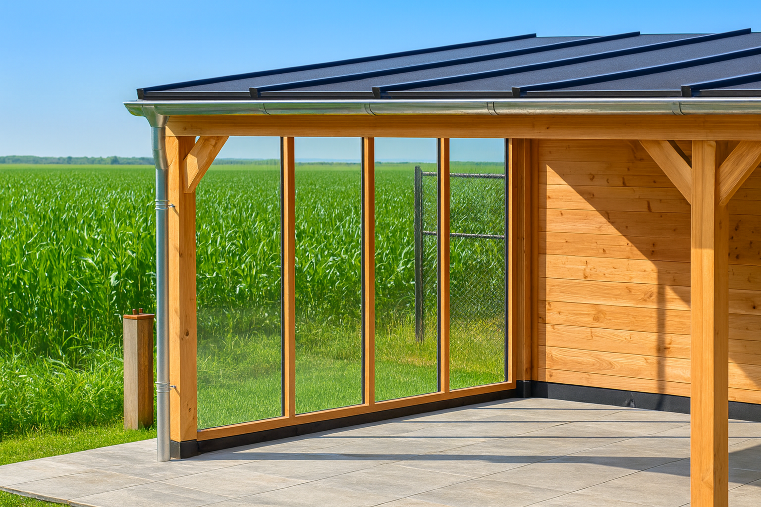 Dichte Glaswand kopen? Bestel hier! - Doe Het Zelf Veranda