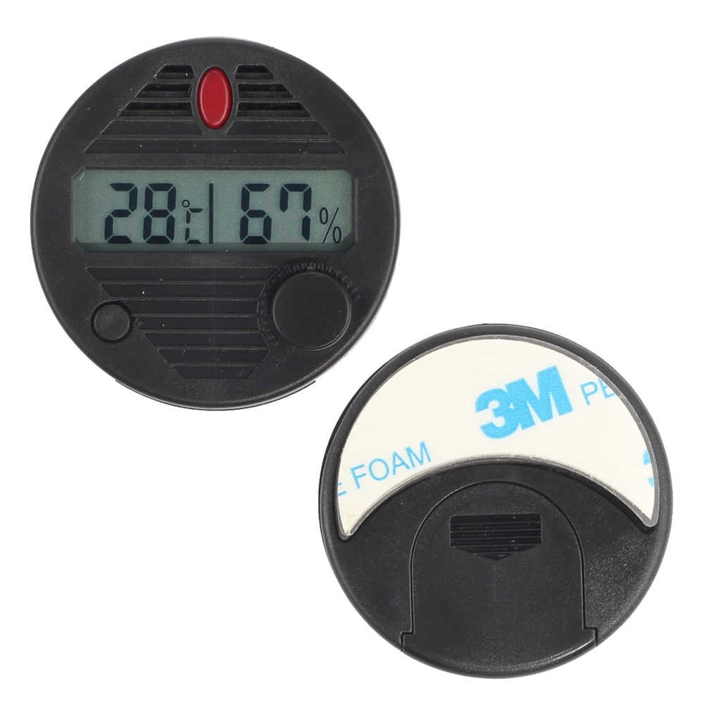 HygroSet II - Digitale ronde hygrometer instelbaar - Cuberna.nl