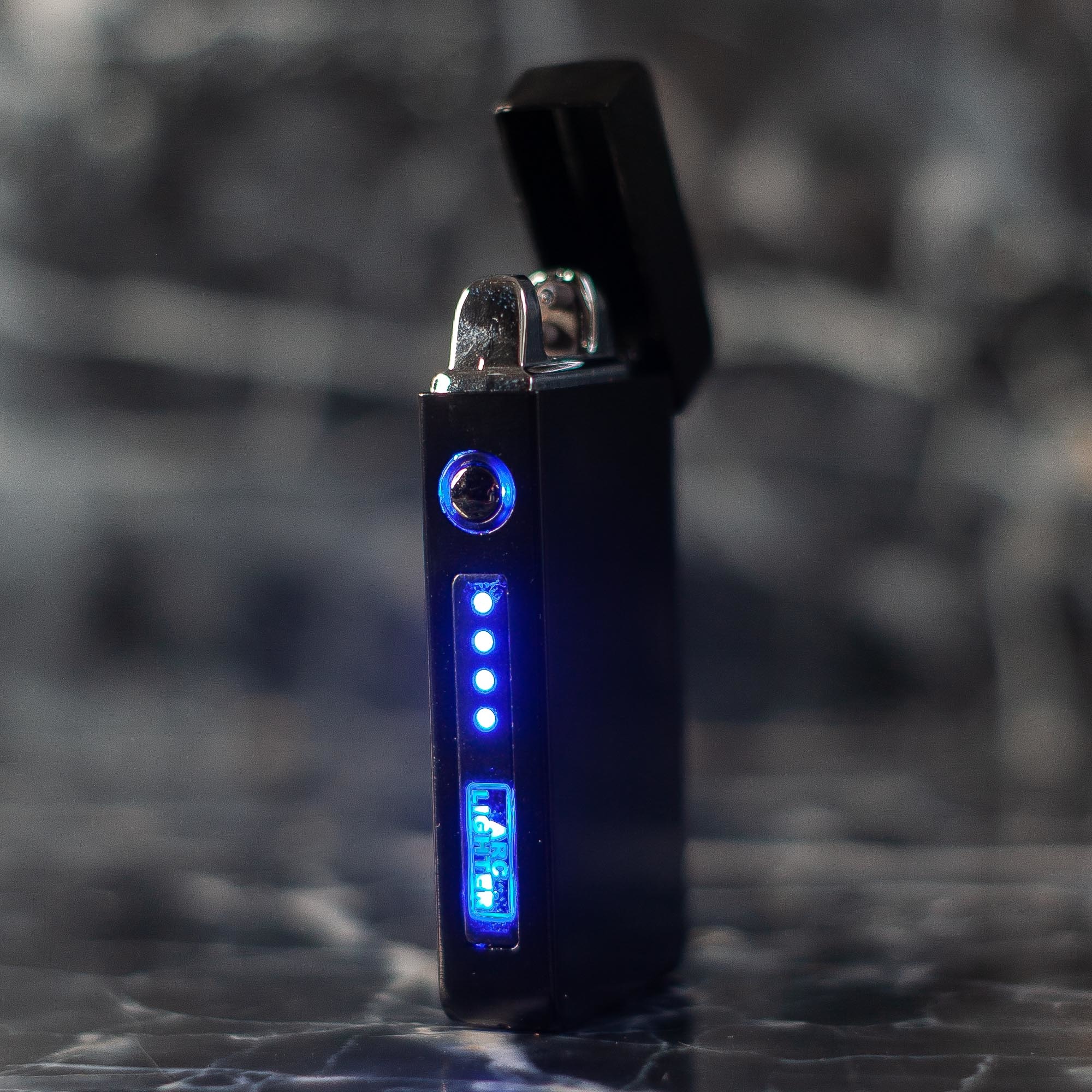 Cuberna plasma aansteker Mat Zwart - USB oplaadbaar - Cuberna.nl