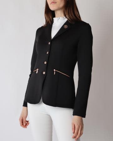 Montar Montar Rebel Wedstrijdjas Crystal Rosegoud Zwart - Paardensport ...