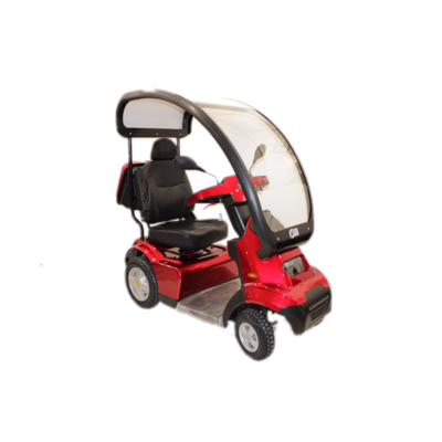 Scootmobiel Breeze S4 met overkapping - Mega-Mobility.be