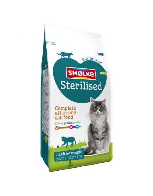 Smølke Sterilised Kattenvoer Kip Vis 2kg - TOPSTORE | Voor mensen met passie