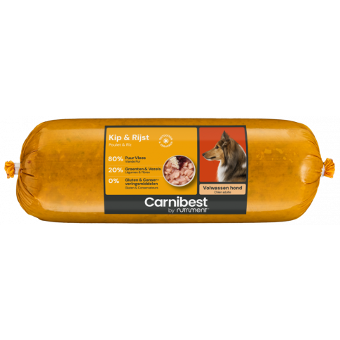 Carnibest Kip & Rijst 1kg - TOPSTORE | Voor mensen met passie