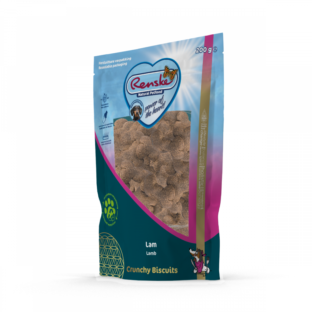 Renske Gezonde Beloning Crunchy Lam 200gr - TOPSTORE | Voor mensen met ...