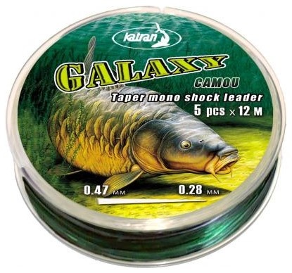 Katran Fishing Taper mono shock leader GALAXY cast 0,28-0,47 mm ...