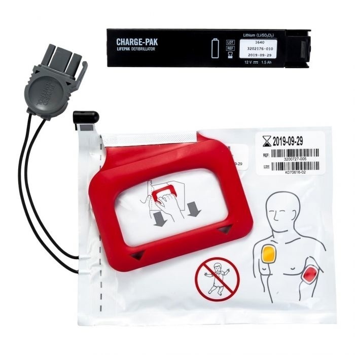 Physio Control Lifepak Chargepak & elektrode volwassene - Arbowinkel.nl