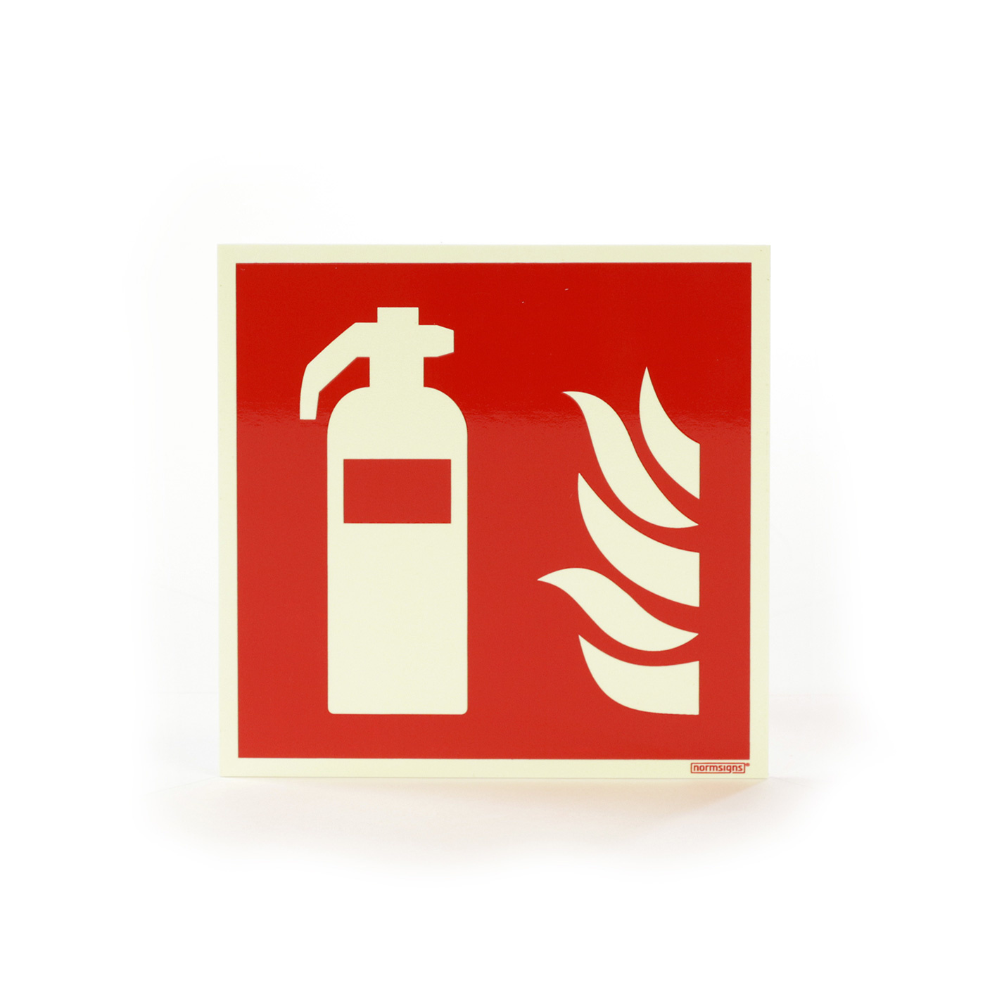 Brandblusser pictogram Fotoluminescerend zelfklevend - Arbowinkel.nl