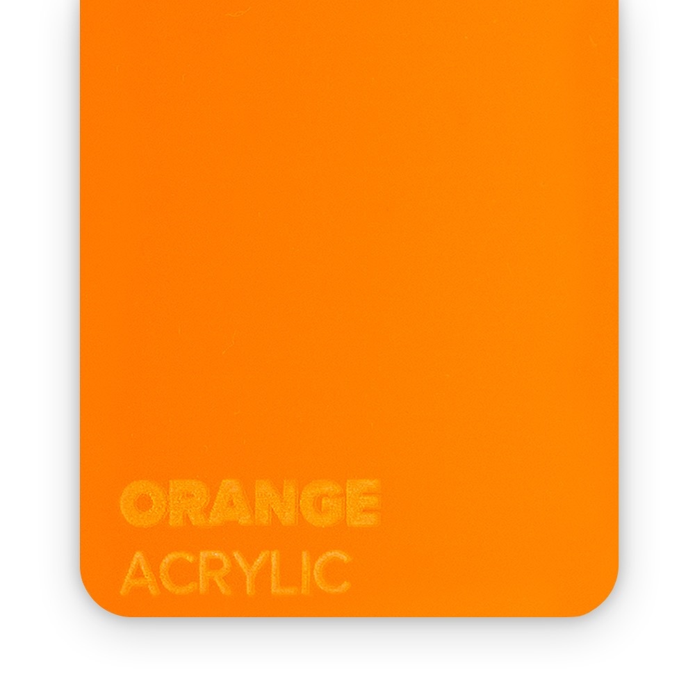 Acrylic Orange 3mm - FLUX Europe