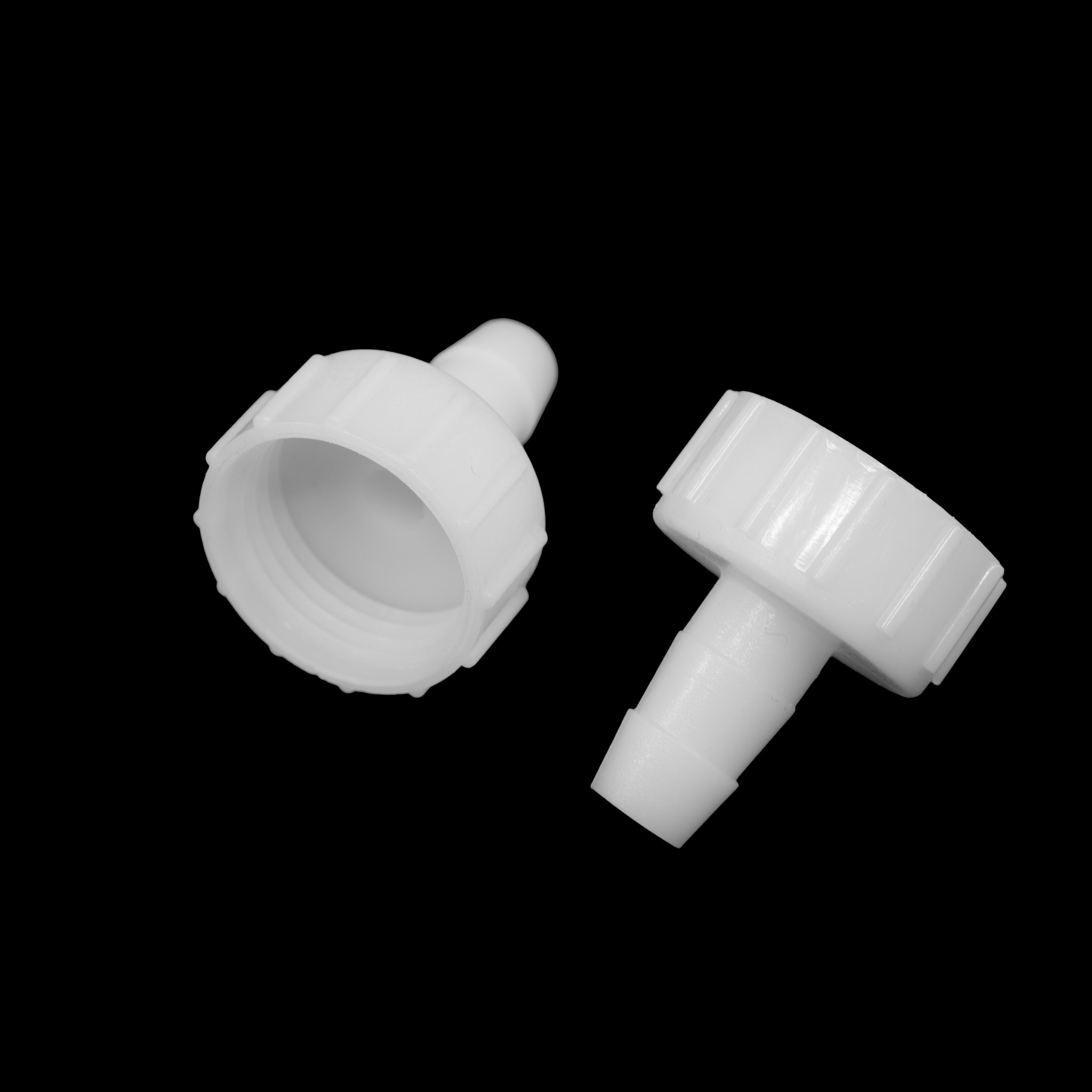 1/4 inch Straight barb fitting (Plastic) B100061 - FLUX Europe