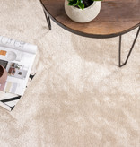 Waschbarer Viskose Teppich Rund - Vive Creme - Volero