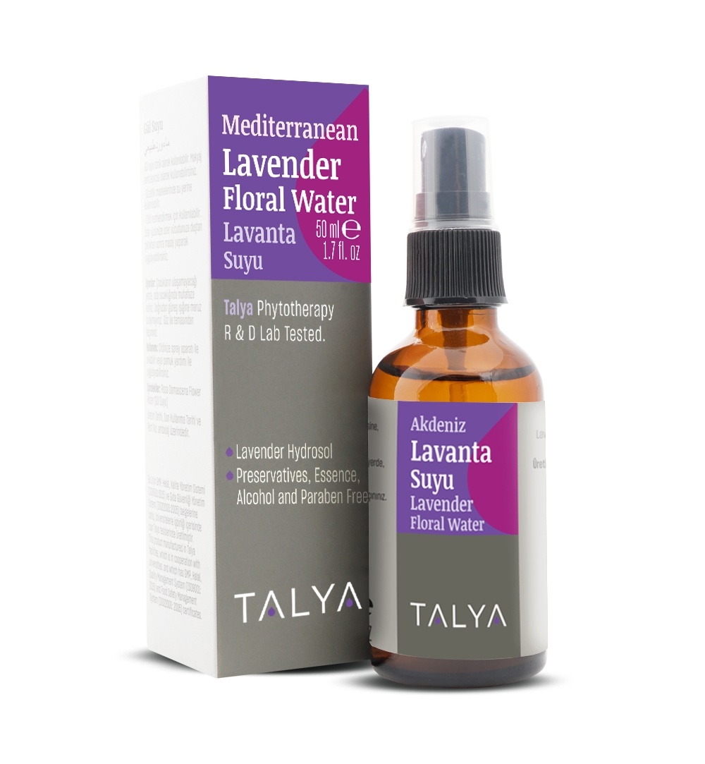 TALYA Mediterranes Lavendelwasser (100% rein) 50 ml - Herbal Drogist