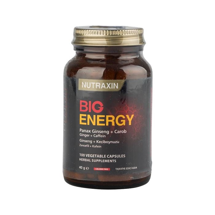 Nutraxin Big Energy - Ginseng, Carob and Ginger - 60 capsules ...