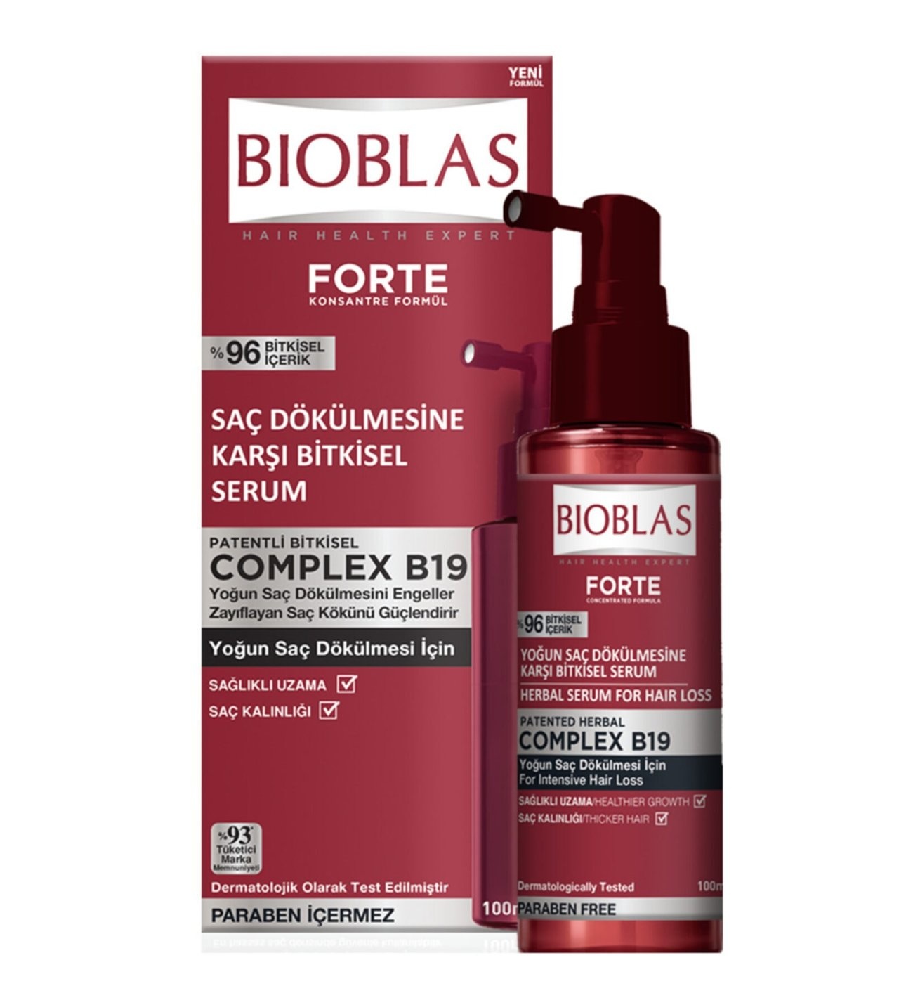 Bioblas Sérum Herbal Bioblas Forte Anticaída 100 ml - HerbalDrogist.com