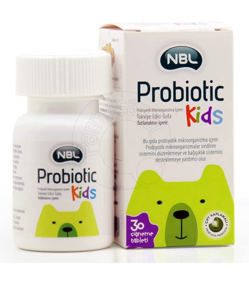 NBL Probiotic Kids 30 chewable tablets - HerbalDrogist.com