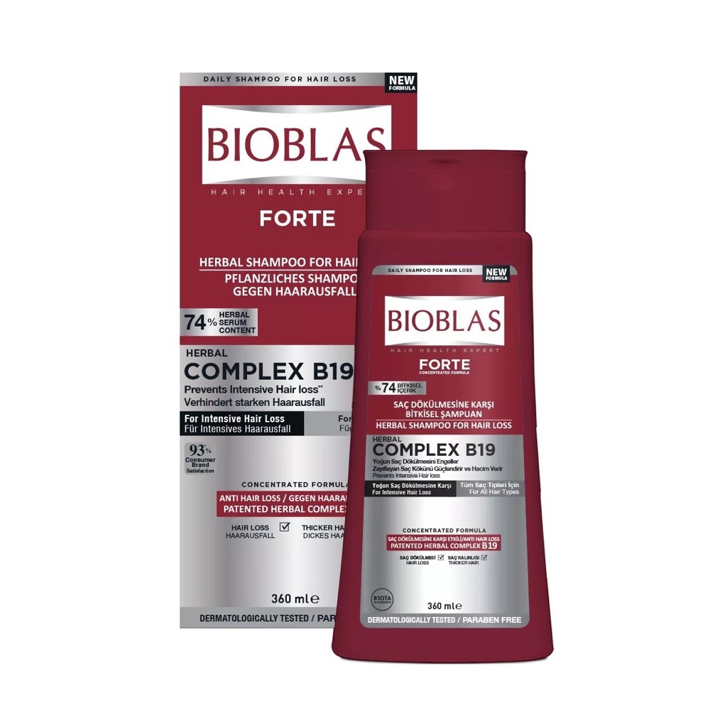 Bioblas Shampooing Forte 360 ml (contre la chute de cheveux intense ...