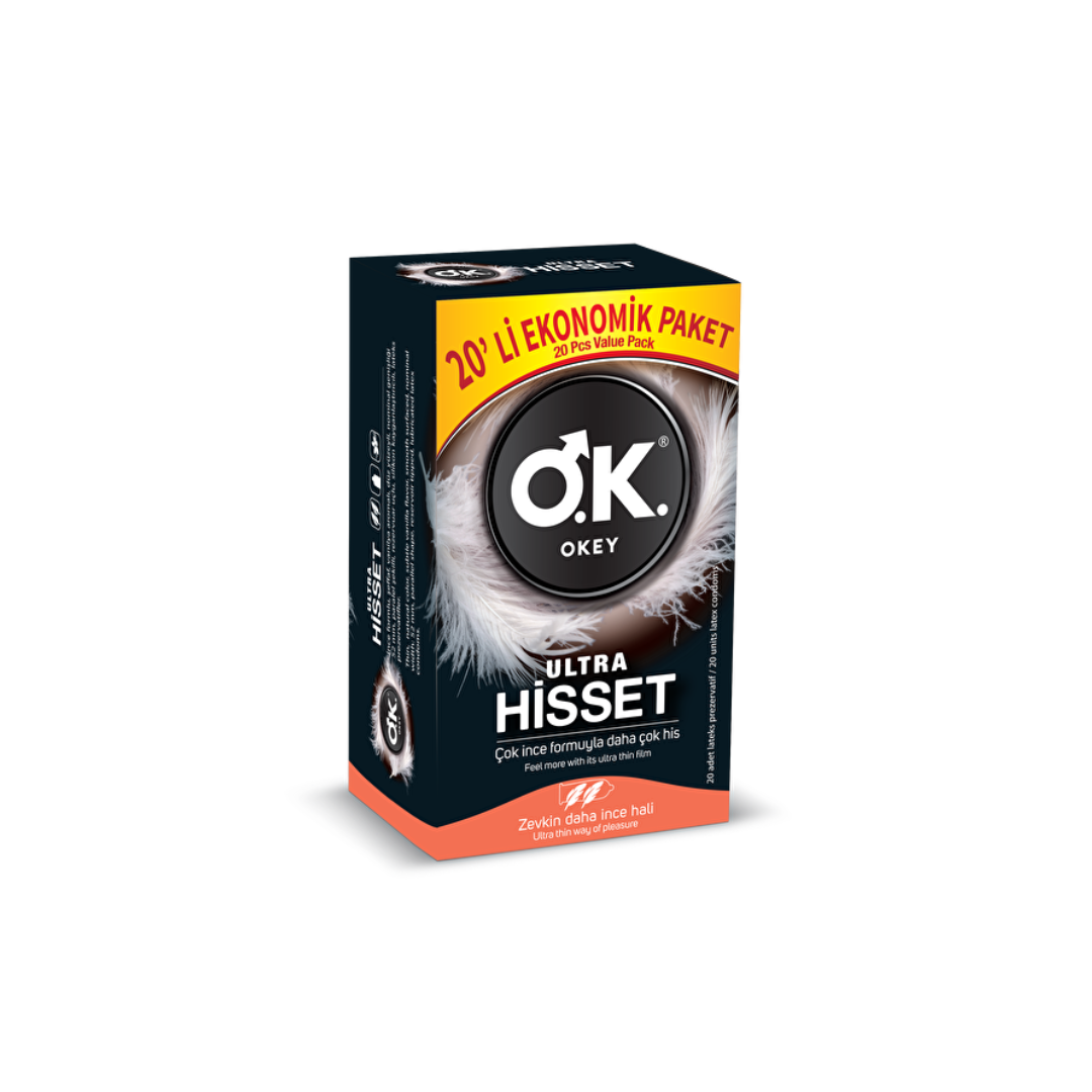 Ultra Hisset 20'li Prezervatif - HerbalDrogist.com