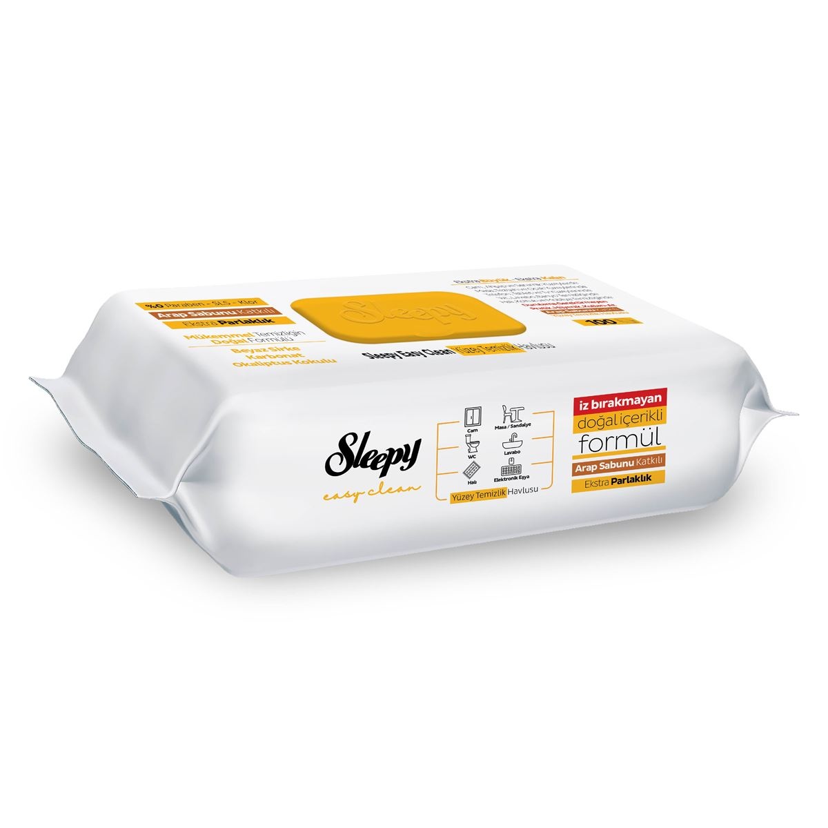 Clean Surface Cleaning Cloth with Soap - 100 pieces - HerbalDrogist.com