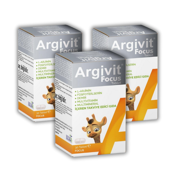 Argivit Focus 30 Tablets (Focus and Intelligence Development) - Herbal ...
