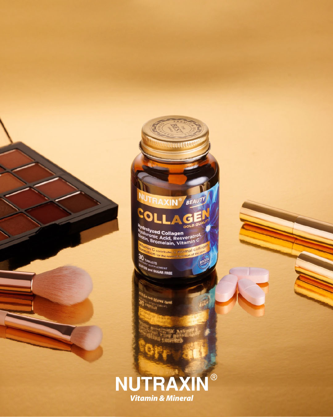 Hydrolyzed Collagen 30 Tablets (Skin Health) - HerbalDrogist.com