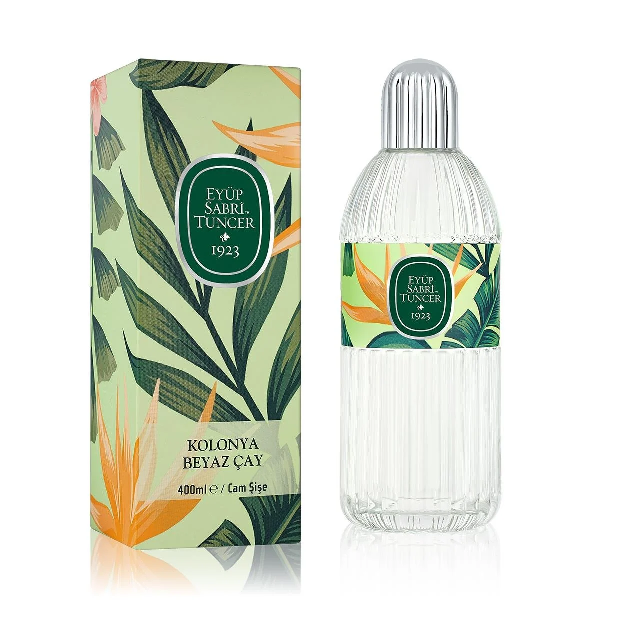 White Tea Cologne 400 ml - Glass Bottle - HerbalDrogist.com