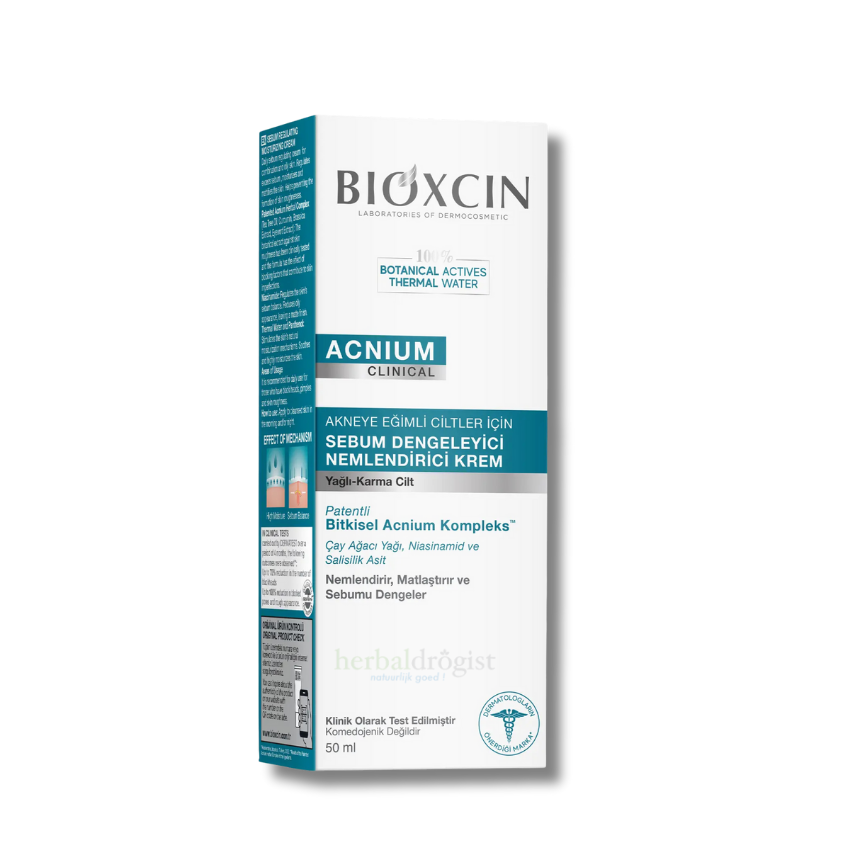 Acnium Sebum Balancing Moisturizing Cream 50ml - HerbalDrogist.com