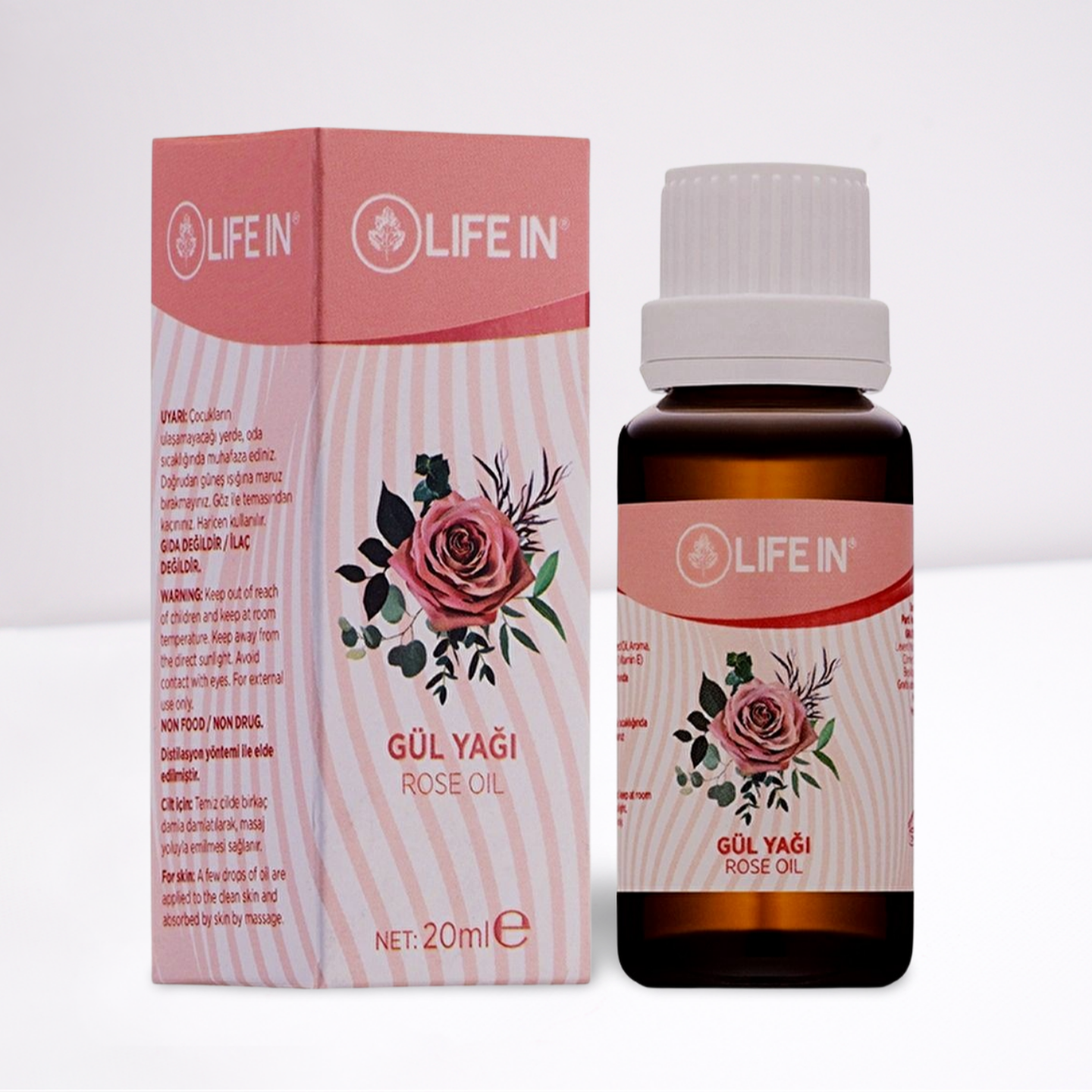 Natural Rose Oil 20 ml - HerbalDrogist.com