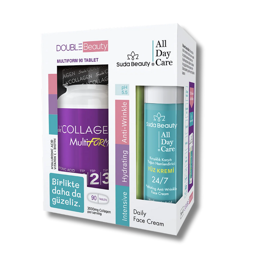 Collagen Double Beauty Multiform – 90 comprimés - HerbalDrogist.com