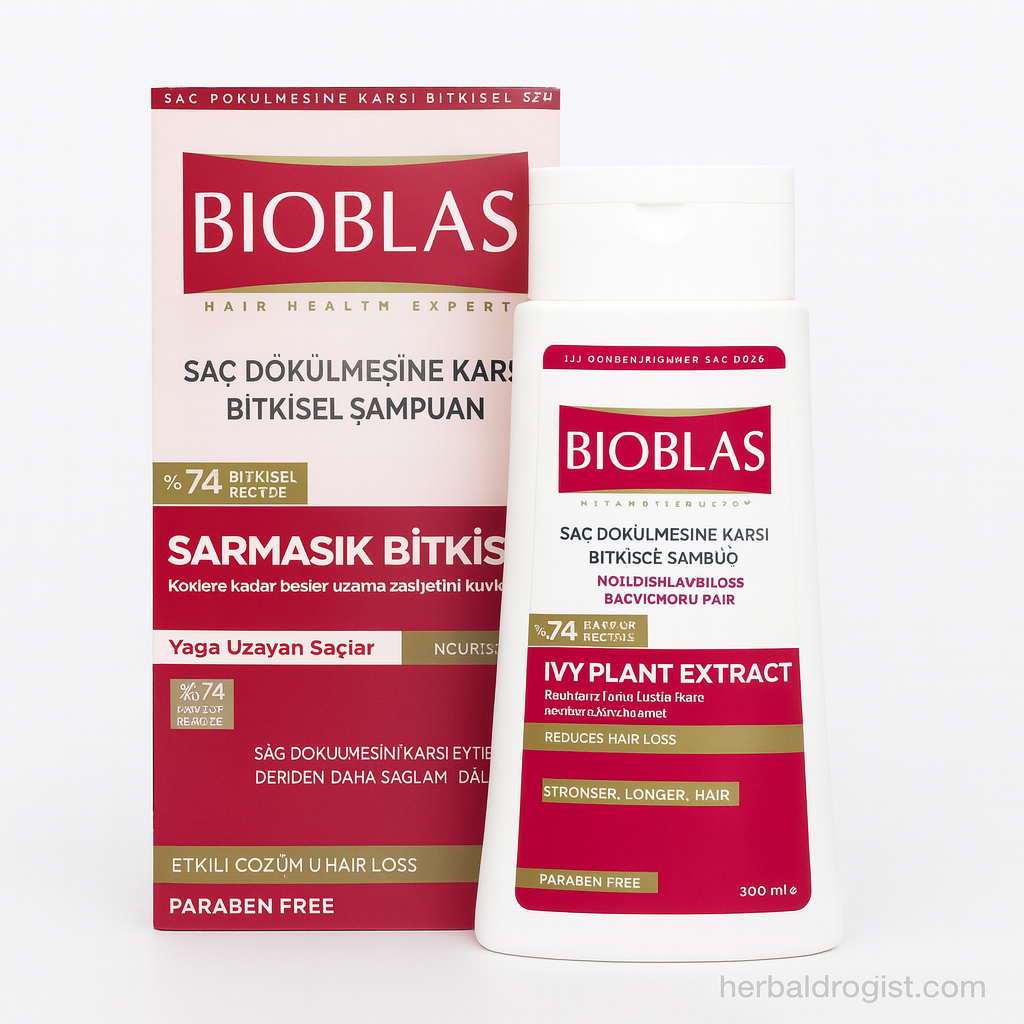 Bioblas Ivy Extract Shampoo 360 ml (for loss and slow growing hair ...