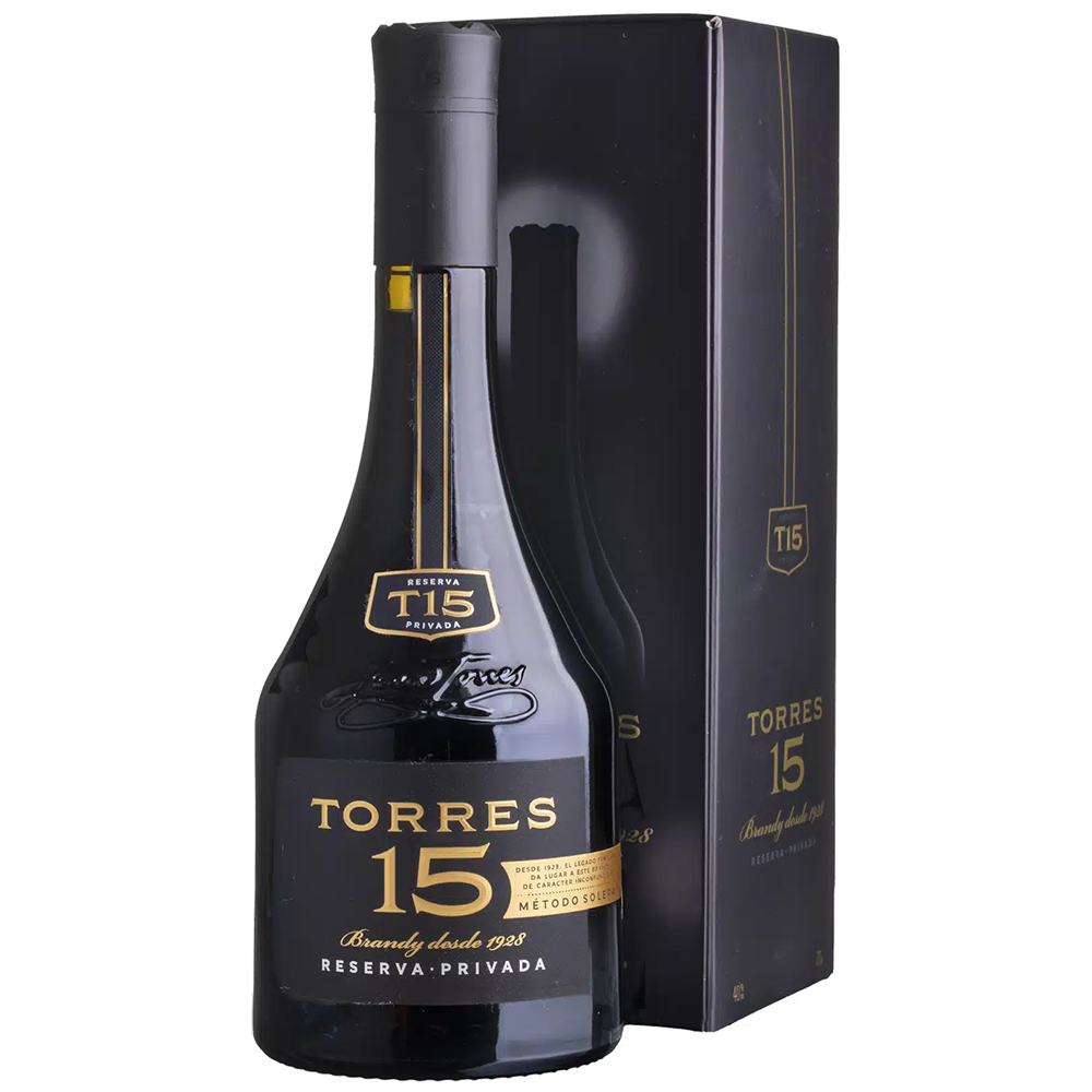 Torres | 15 YO Reserva Privada Brandy 0.7 l 40% vol - WEINHERZ ...