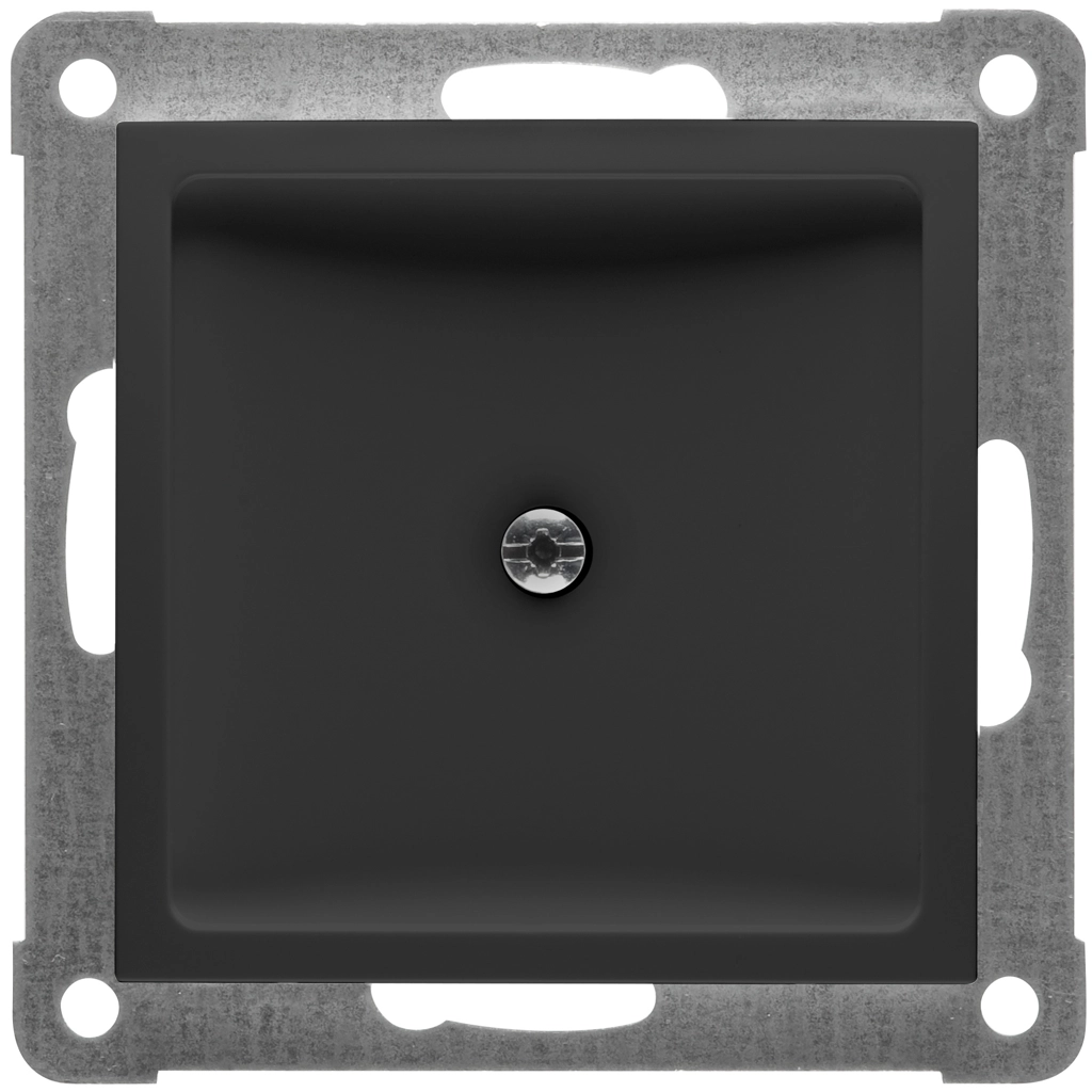 PEHA Blindabdeckung mit Tragplatte Badora schwarz matt - PEHAstore.de