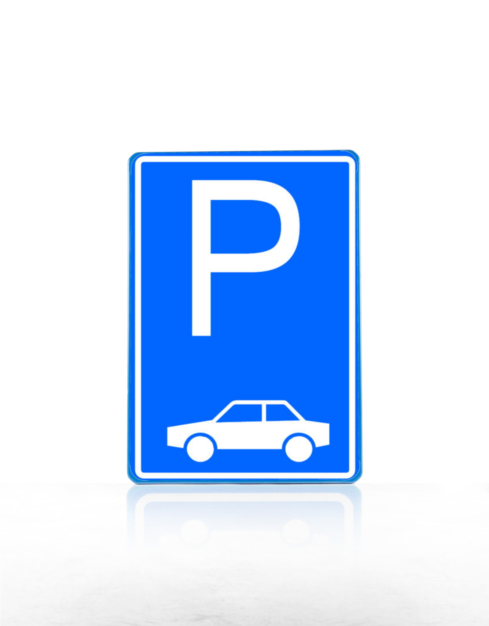 Verkeersbord E08 | Parkeerbord alleen voor auto's | Bord E8 ...