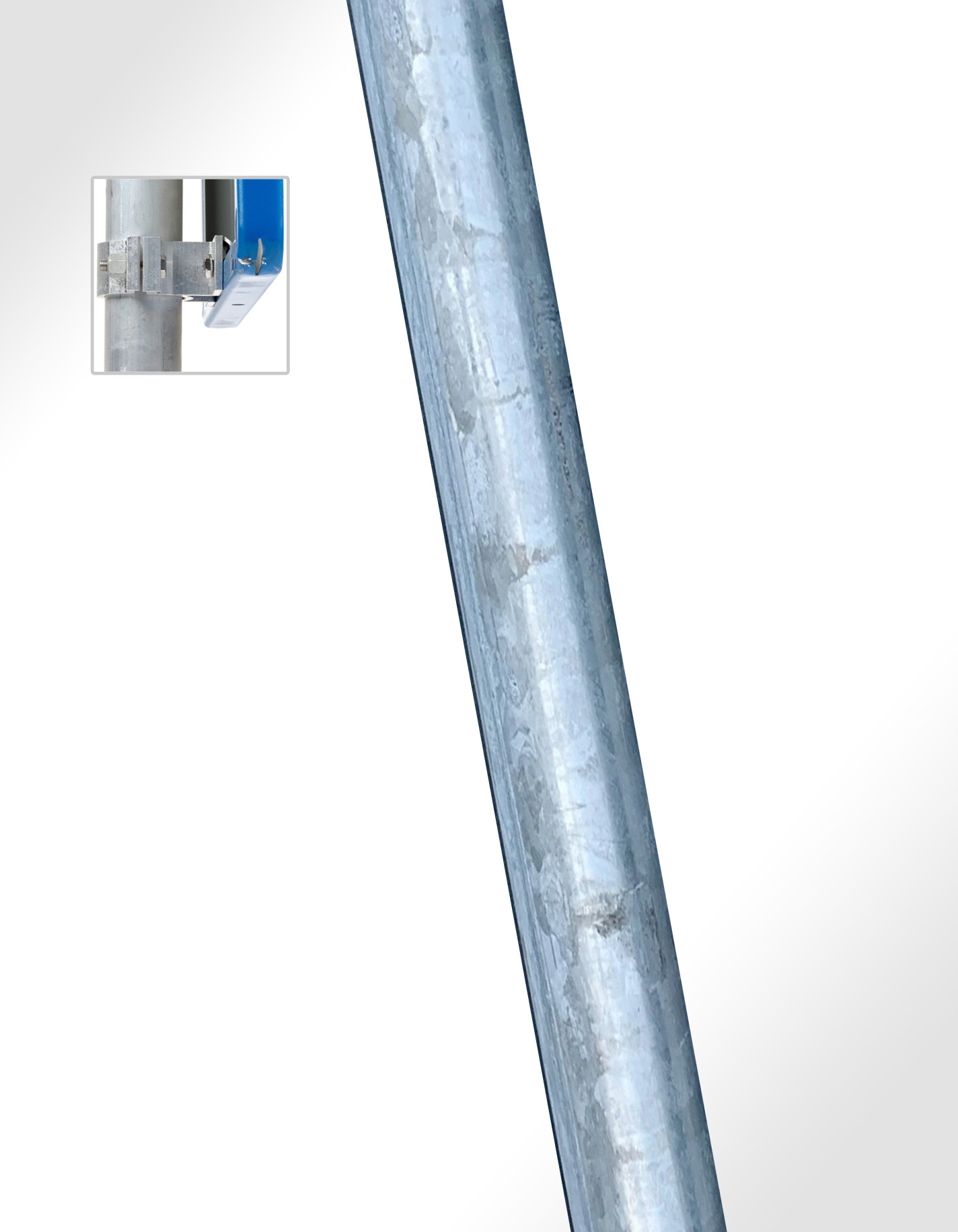 48mm Buispaal Staal | Verzinkt | Diverse Lengte: 100cm tot 500cm ...