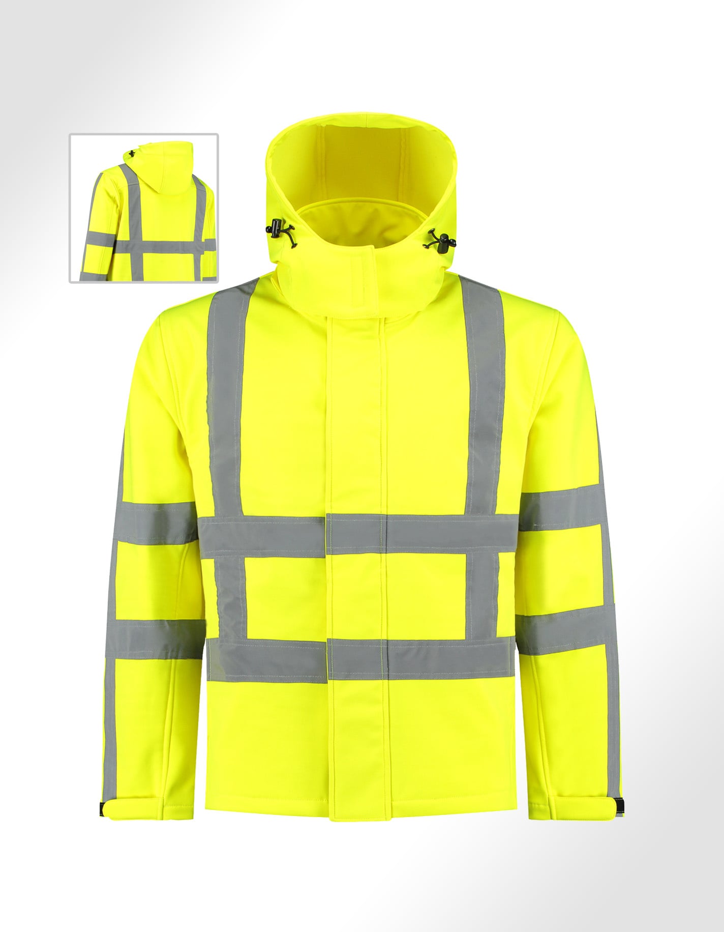 Reflecterende RWS Softshell Jas Geel | Veiligheid Werkjas | €60 ex ...