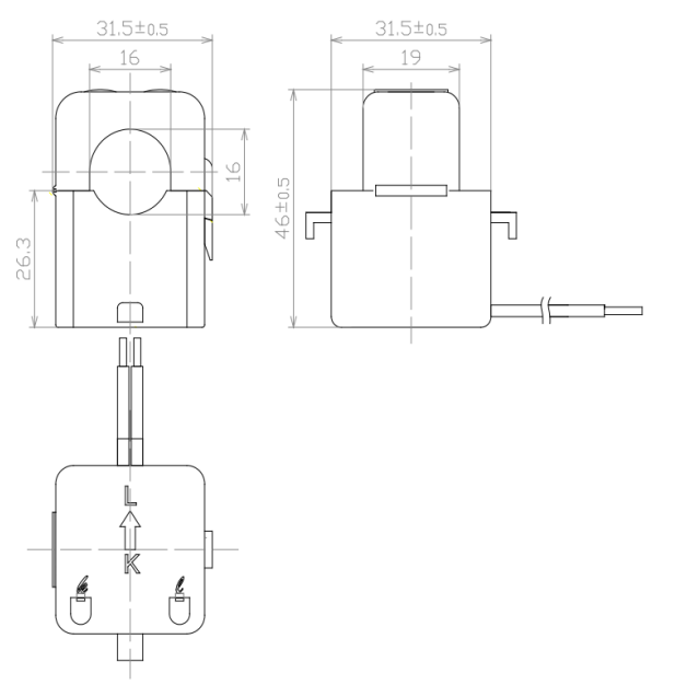 CT klem - 5 meter - Myenergi BV