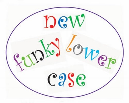 FMM Funky Alphabet Tappits Lower Case - Fun with Cakes