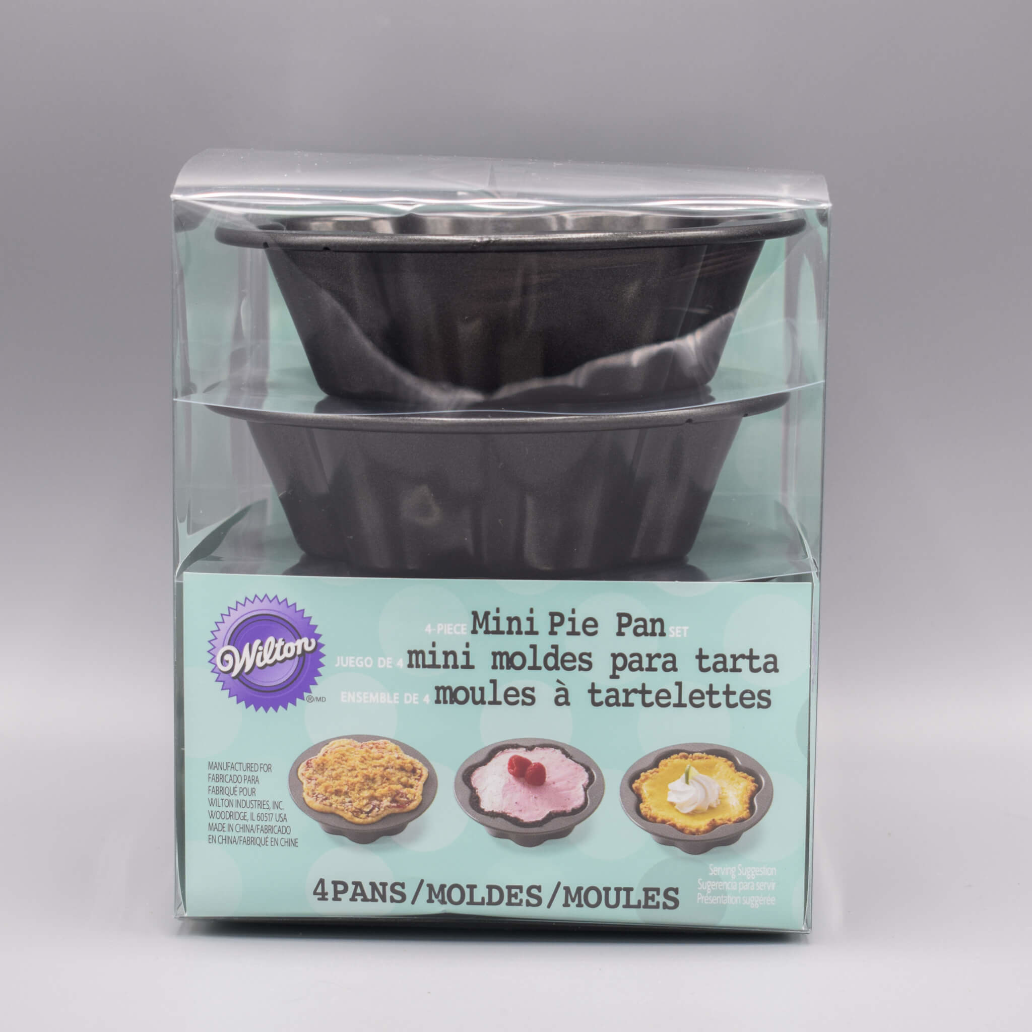 Mini Wave Pie Pan Set/4 - Fun with Cakes