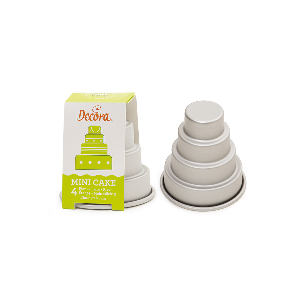 Decora Mini Wedding Cake 4-laags - Fun with Cakes