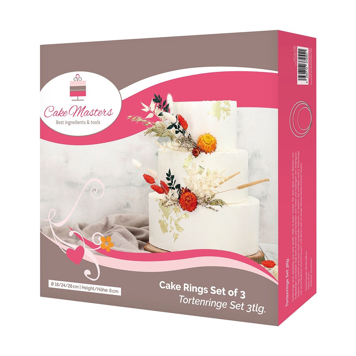 Cake-Masters Cake Rings 18/24/28cm Set/3 - Fun with Cakes