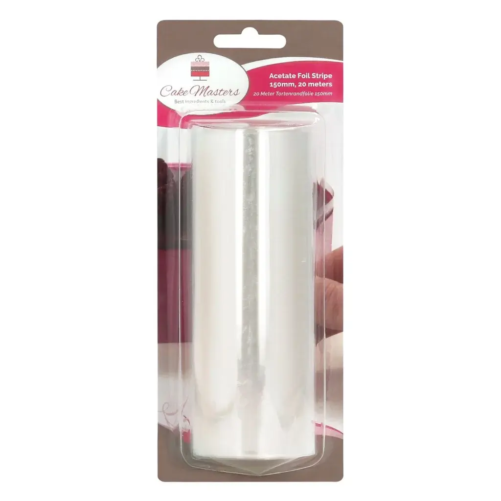 Cake-Masters - Acetate Foil Strip 15cm - 20m length - Fun with Cakes