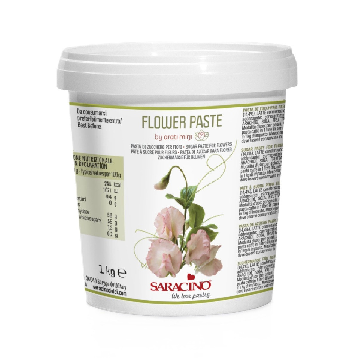 Saracino Flower Paste by Arati Mirji 1 kg - Fun with Cakes