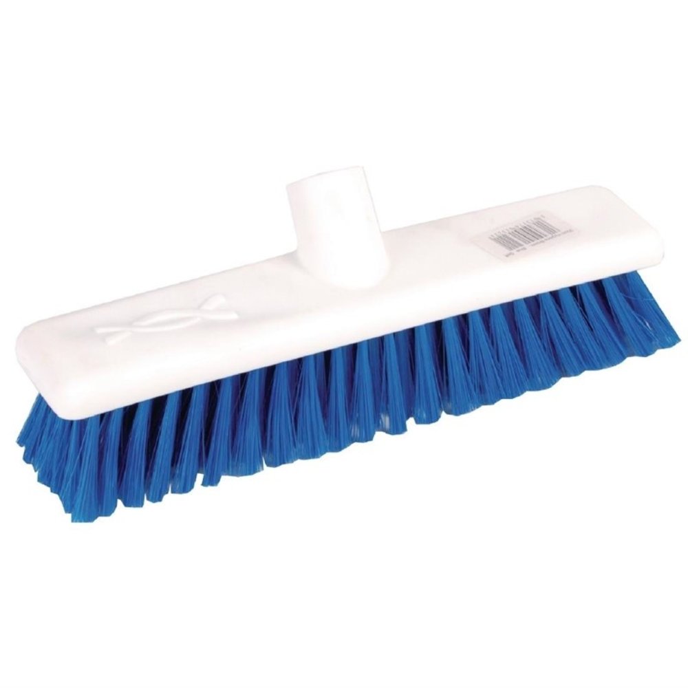 Jantex Zachte hygienische bezem 30cm blauw | Machine wasbaar tot 100 °C ...