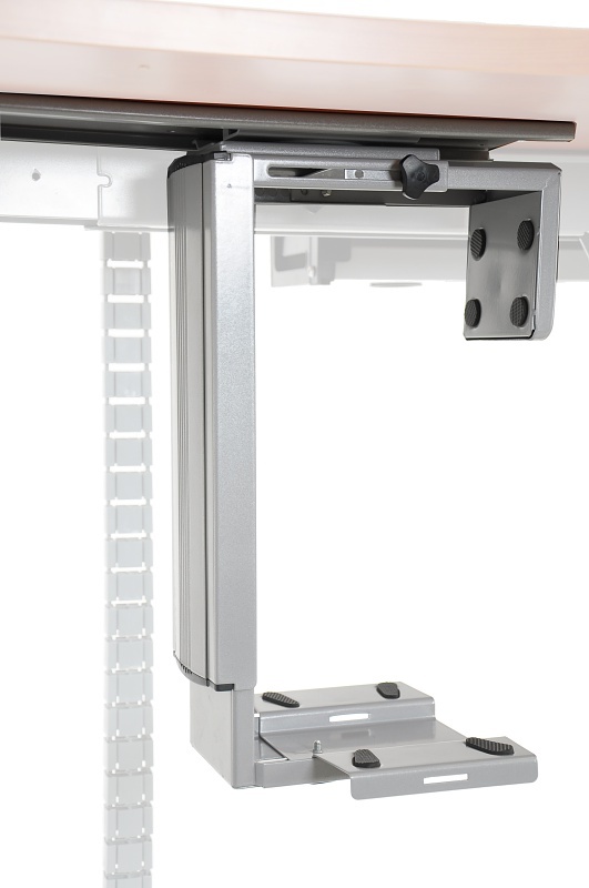 Luxus Onder bureau pc houder aluminium - Horecagemak