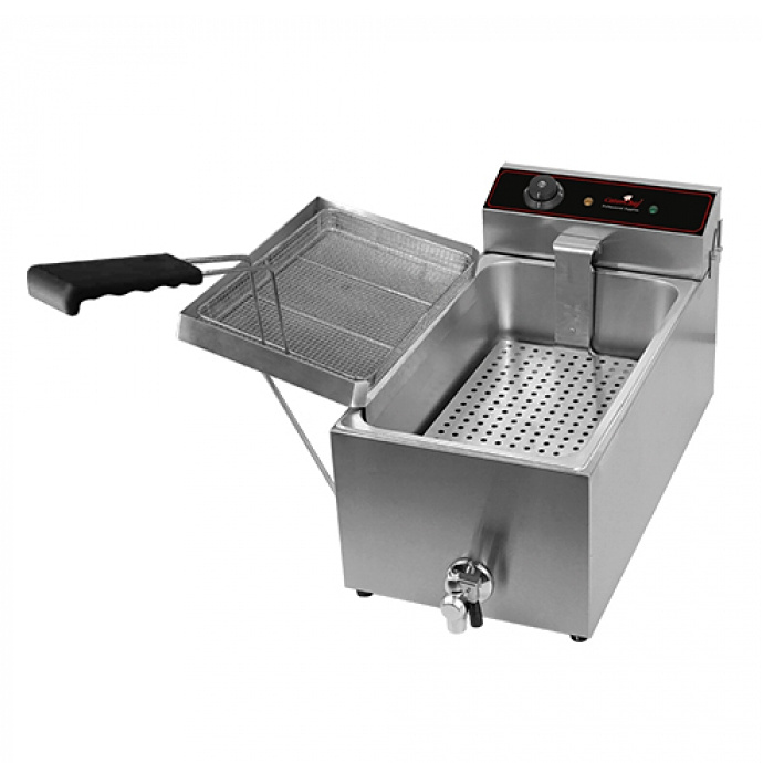 CaterChef Friteuse elektrisch | 15L | 3kW (230V) | Aftapkraan ...