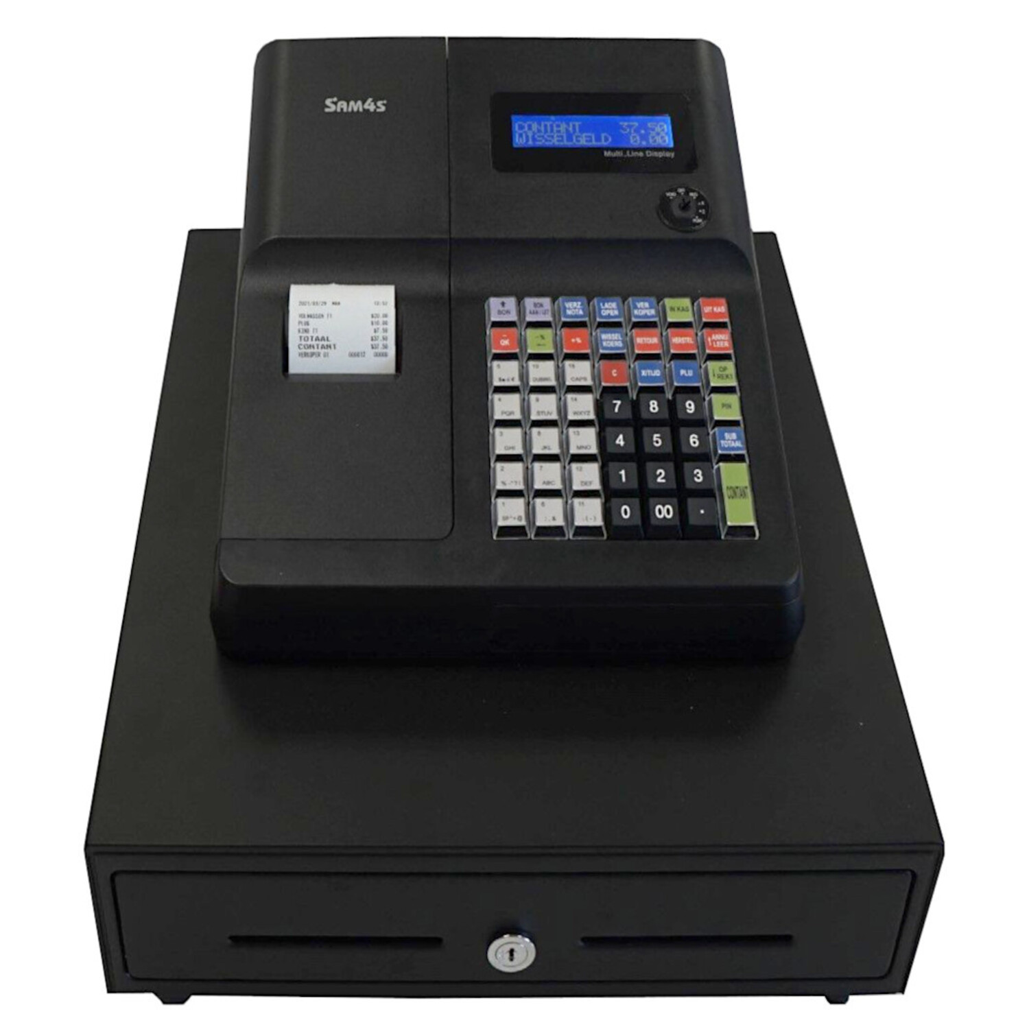 SAM4S Kassa | ER-260BEJ | 12 Preset-Toetsen | 2-Regeldisplays ...